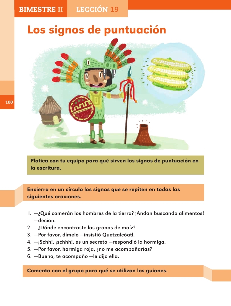 Los signos de puntuación - Bimestre II - Lección 19 - Apoyo Primaria
