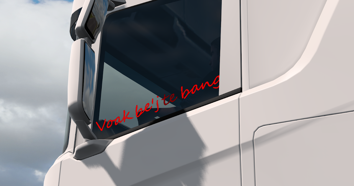 1.39 Window sticker animation Scania Nextgen - Euro Truck Simulator 2 ...