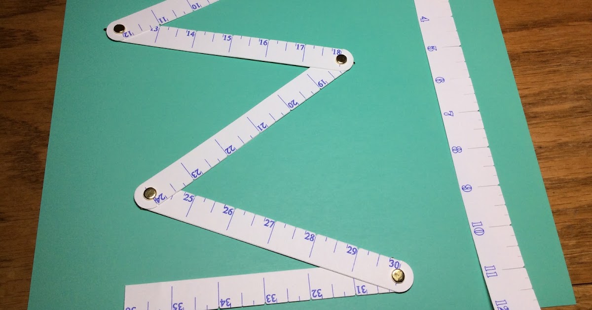 Papercrafts and other fun things: A Tactile Paper Ruler and a Folding ...