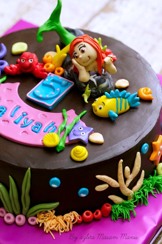 Little Mermaid untuk Aaliayah - masam manis