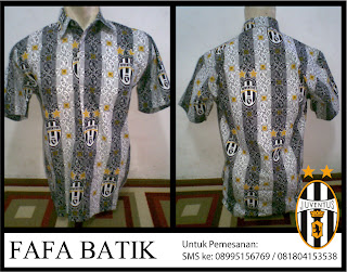 KEMEJA BATIK BOLA KLUB JUVENTUS #164 - FAFA BATIK