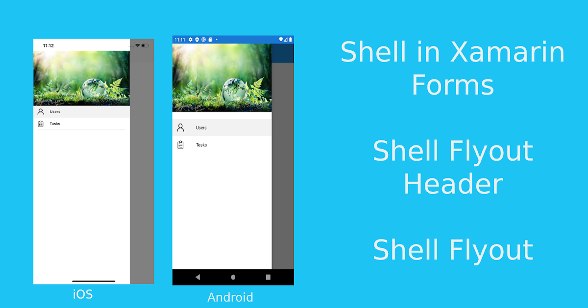 Shell in Xamarin Forms | How to Create Xamarin Forms App Using Shell ...