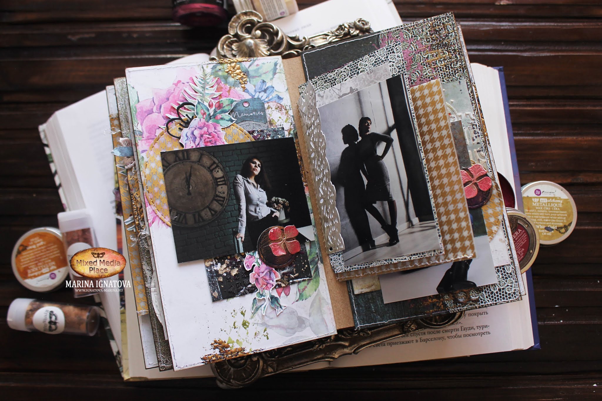 Mixed Media Place: Mixed-media album by Marina Ignatova