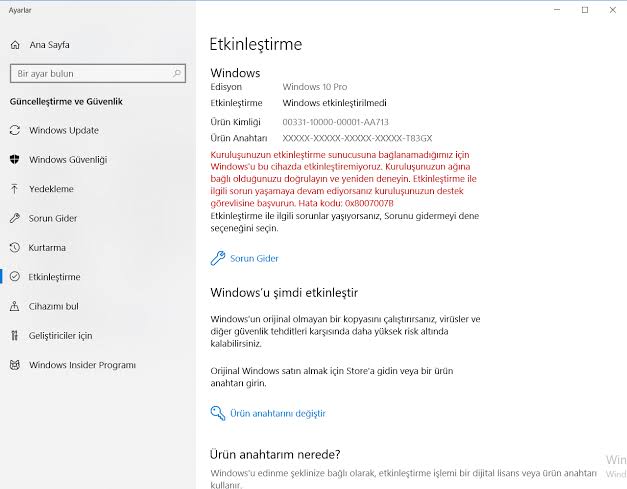 FreeDOS Bilgisayara Windows 10 Kurma