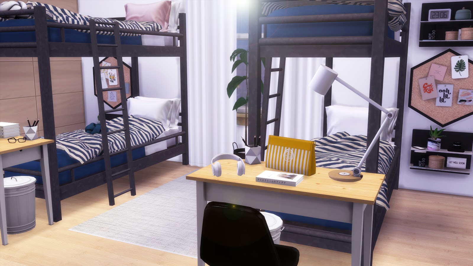 SIMS 4 - HOSTEL UNIVERSITY BRITECHESTER ROOMS MAKEOVER DL + CC ...