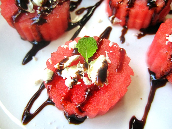 Best Summer Appetizer: Watermelon w/ Feta & Balsamic