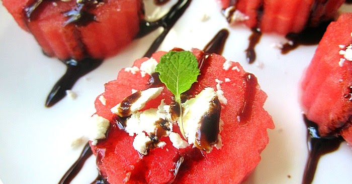 Best Summer Appetizer: Watermelon w/ Feta & Balsamic