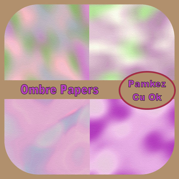 Pamkez: Ombre Papers Freebie