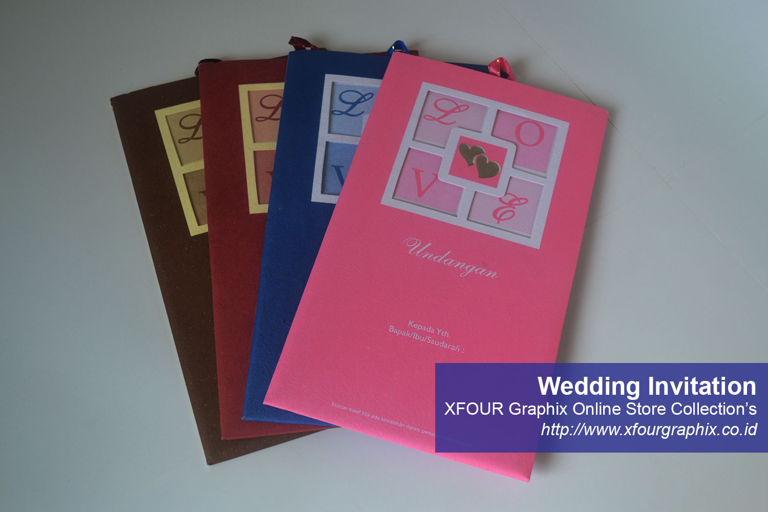 Undangan Pernikahan Hardcover Elegan - Media Cetak xfourgraphix.co.id