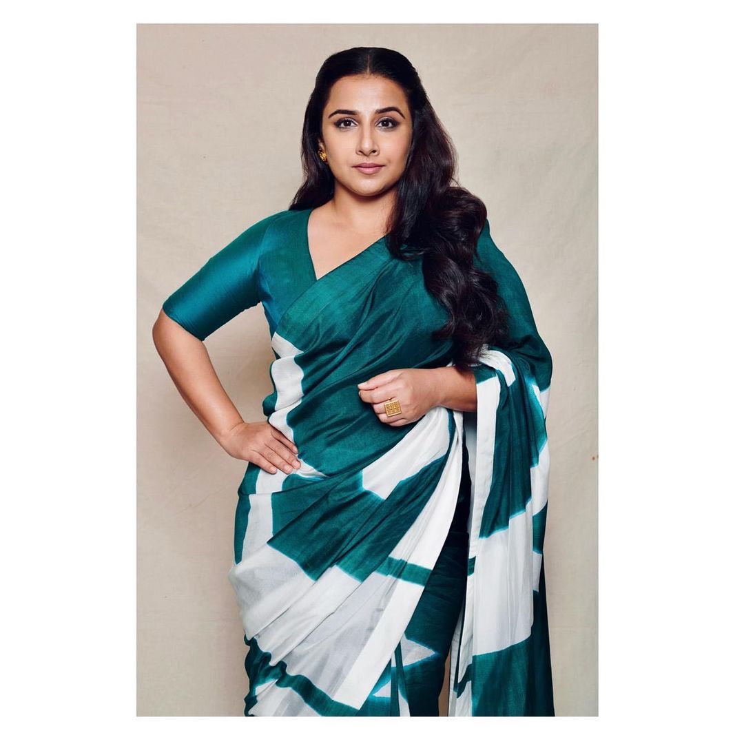 Vidya Balan in saree model photoshoot