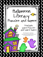 Fun Games 4 Learning: Halloween Literacy Freebies