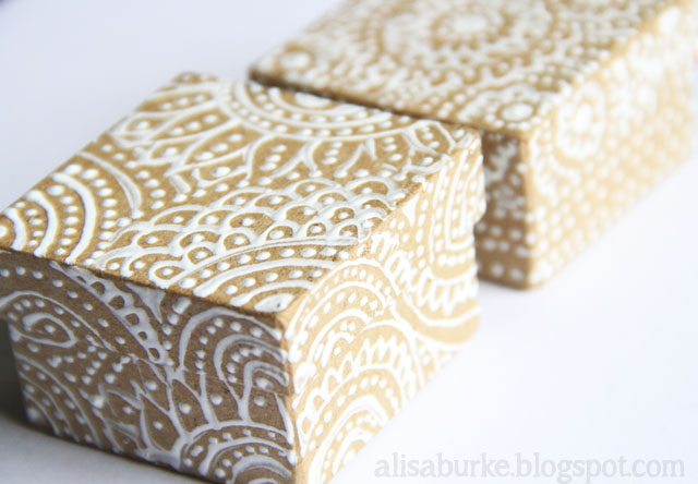 iLoveToCreate Blog: pretty painted gift boxes