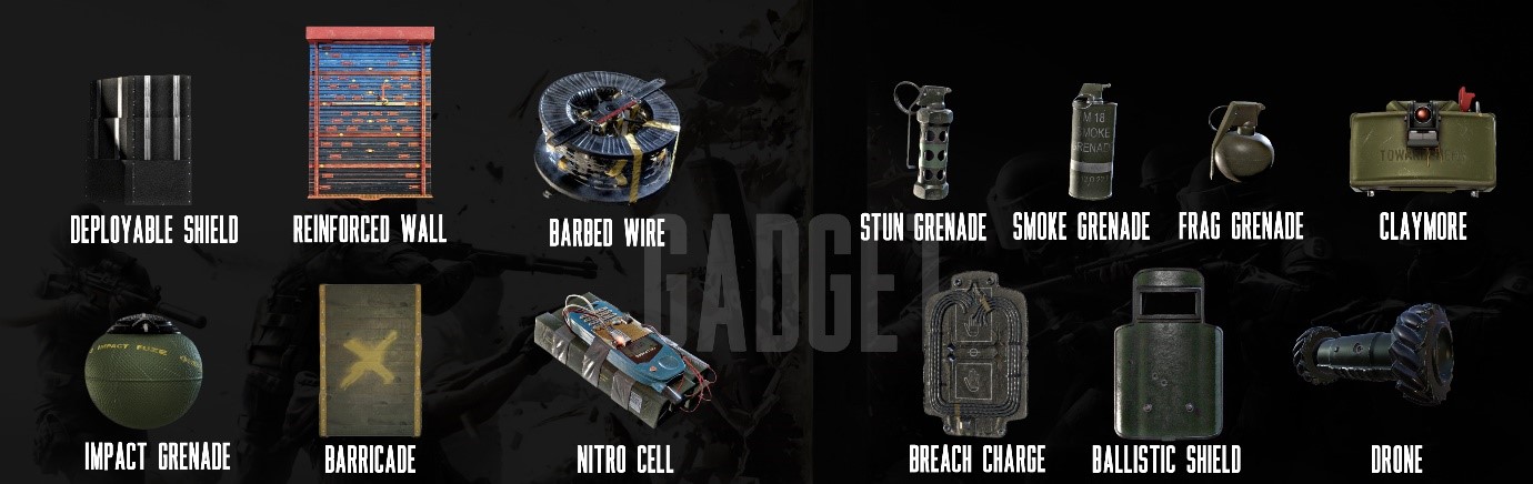 Rainbow Six Siege: Gadget (อุปกรณ์)