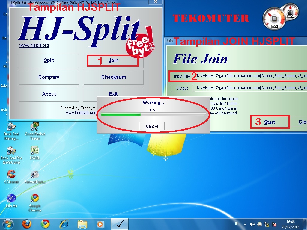 Cara Menggabungkan File dan Video dengan Hjsplit | TEKOMUTER (Teknologi ...