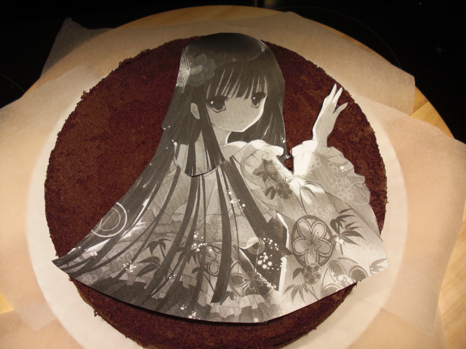 TARTA CHOCOLATE "TOUHOU PROJECT" | Mariquilla's Cakes