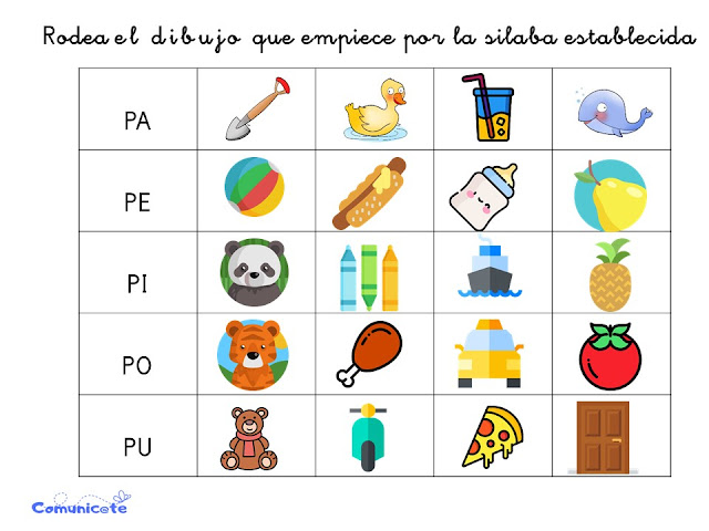 Comunicate: SONIDO INICIAL