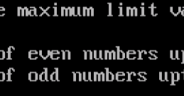 C program to print the sum of even and odd numbers from 1 to n.