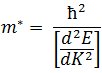 Effective mass - Engineering Physics