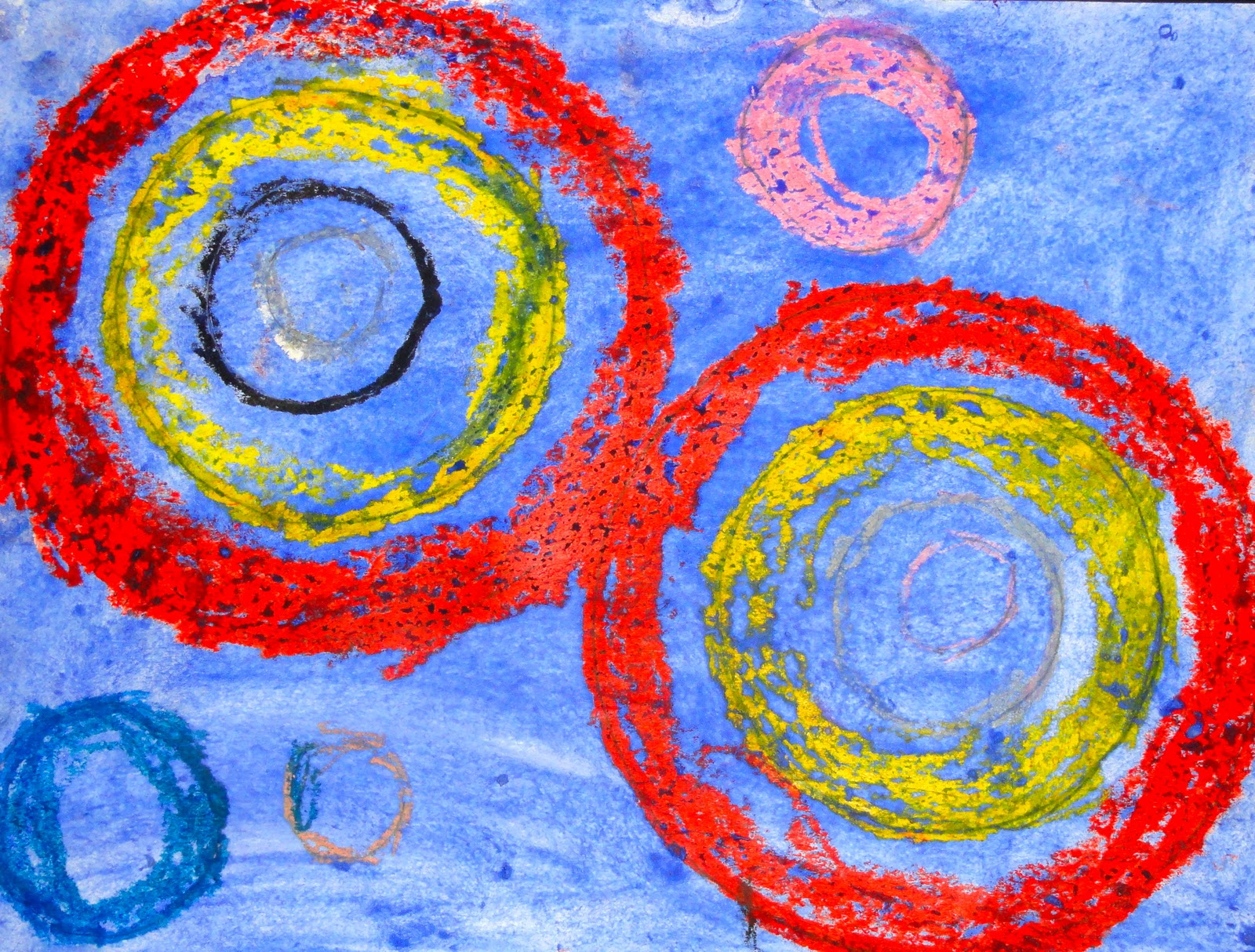 Art- It's Made To Be Seen: Abstract Circles- 1st Grade