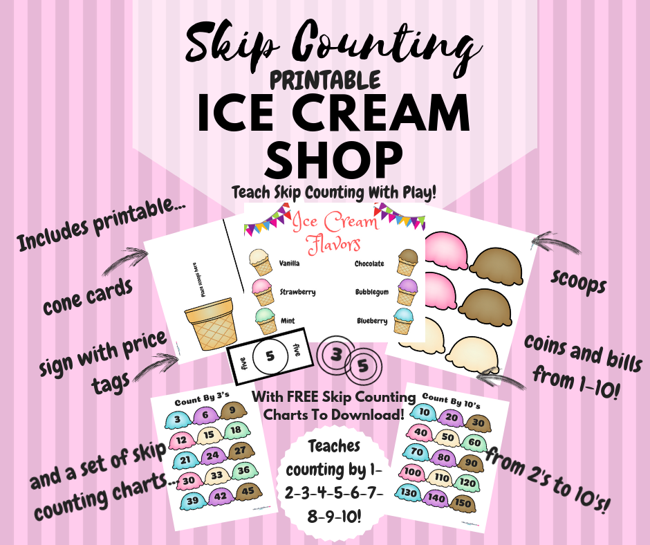 Messy, Beautiful, Fun: Worksheet Wednesday: Skip Counting At The Ice ...