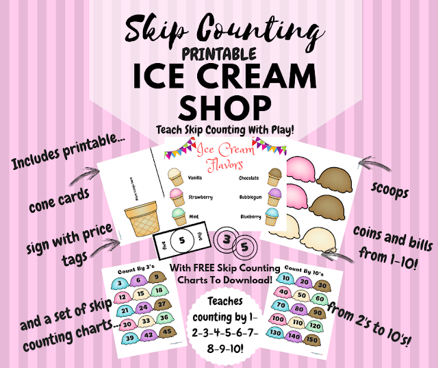 Messy, Beautiful, Fun: Worksheet Wednesday: Skip Counting At The Ice ...