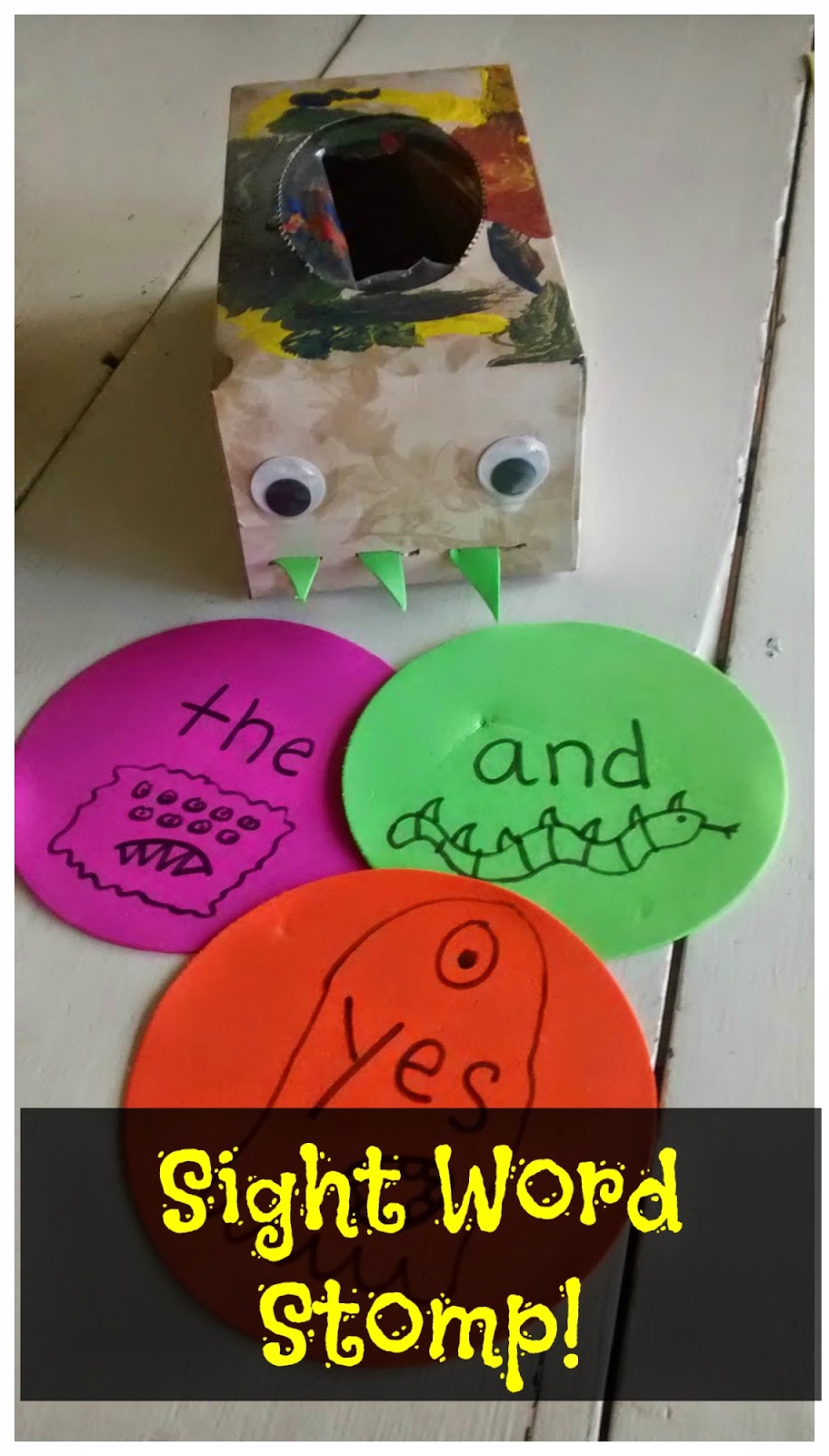 Preschool By Pinterest: Sight Word Stomp!