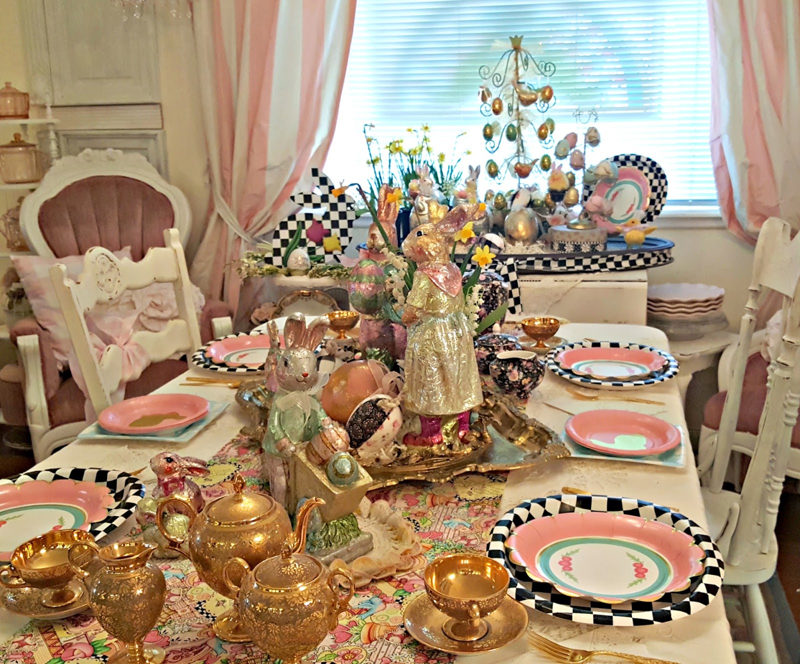 Penny's Vintage Home: MacKenzie Childs Style Tablescape