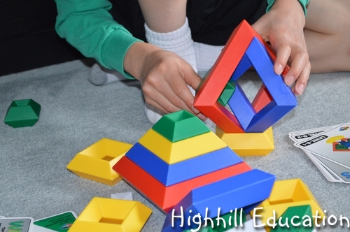 Highhill Homeschool: Building 3D Math and Engineering Skills