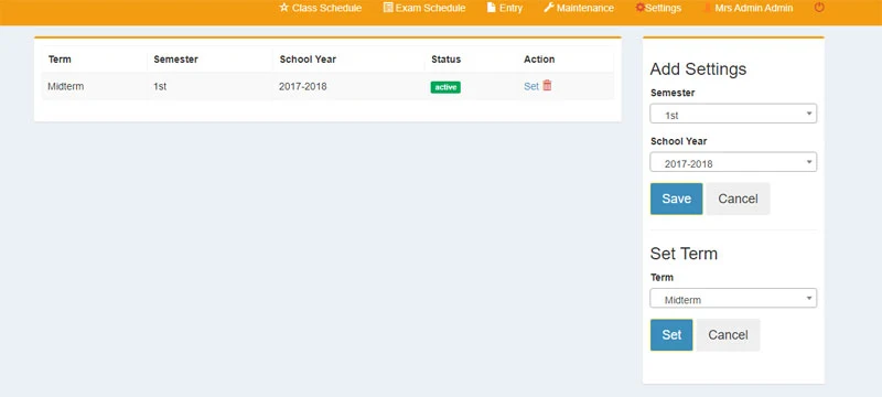 Online Class and Exam Scheduling System in PHP bootstrap with source ...
