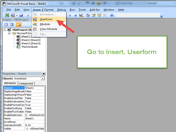 How to Make Simple User-form in Microsoft Excel Using Visual Basic How to Make Simple User-form in Microsoft Excel Using Visual Basic