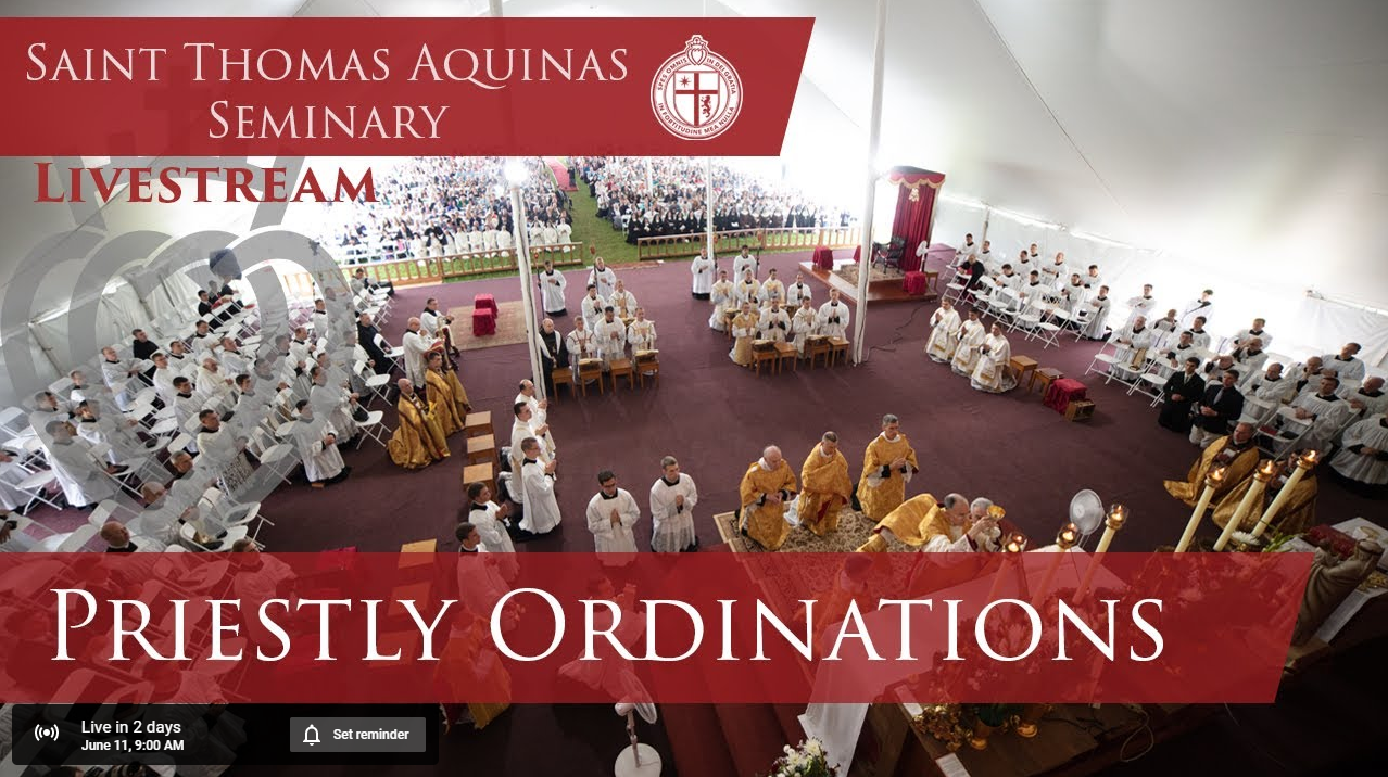 RORATE CÆLI: Watch the SSPX ordinations live this Friday