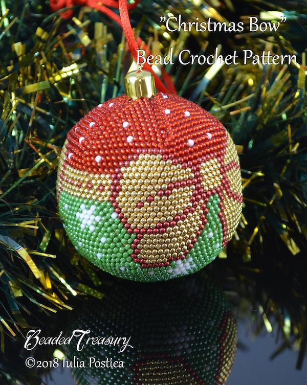 6 Fabulous Beaded Christmas Ball Ornament Tutorials / The Beading Gem