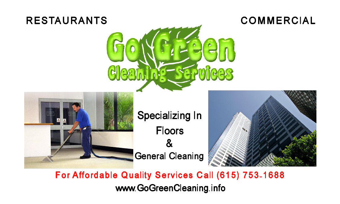 Go Green Cleaning Services