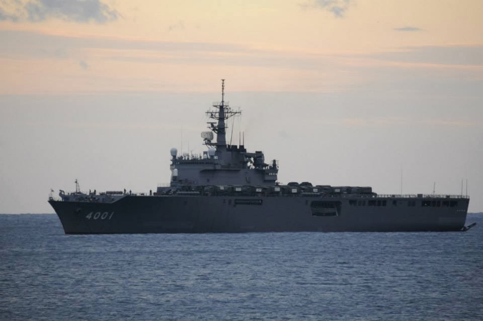 SNAFU!: Osumi Class LPD provides HA/DR relief to typhoon victims.