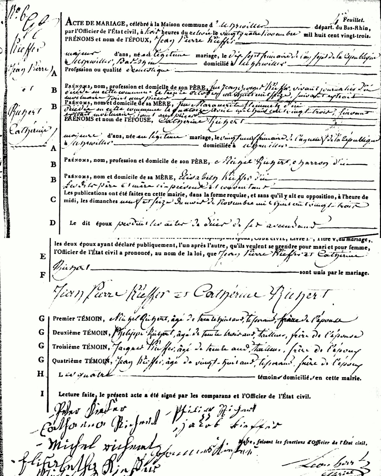 My LeBlanc Roots: Catherine Richert (A woman of Alsace France)