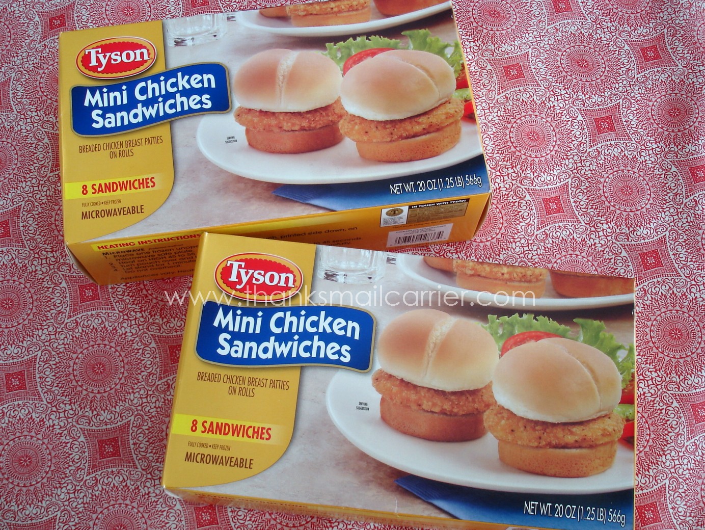 Thanks, Mail Carrier | Tyson Mini Chicken Sandwiches: A Great Post ...