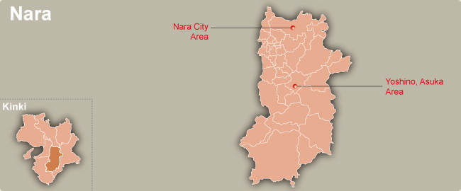 Nara Map Regional City | Regional City Maps of Japan