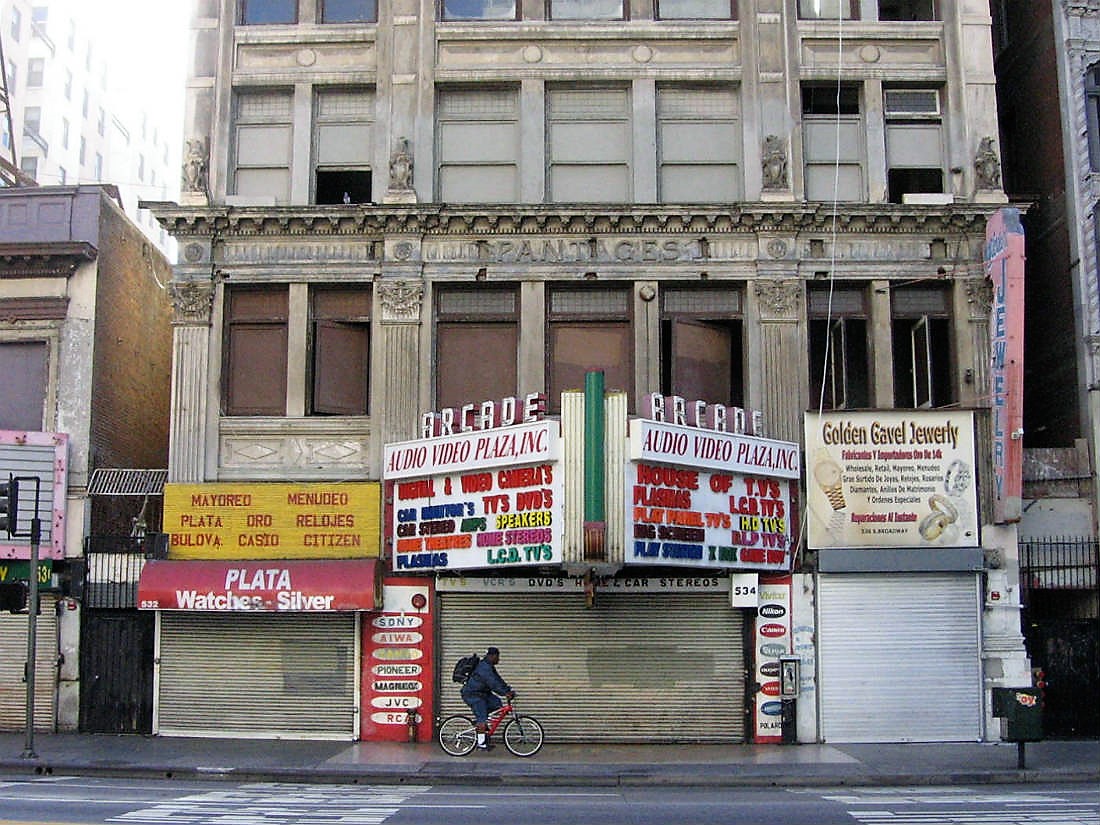Los Angeles Theatres: Arcade Theatre: recent exterior views