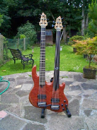 A HISTORY OF WAL BASSES: Wal Double Neck Basses