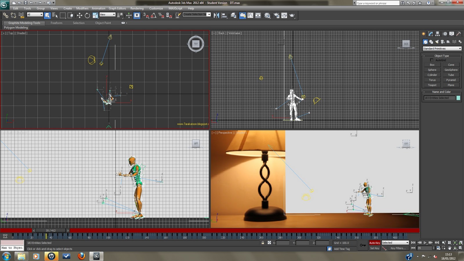 My Experimental Animation: January 2012