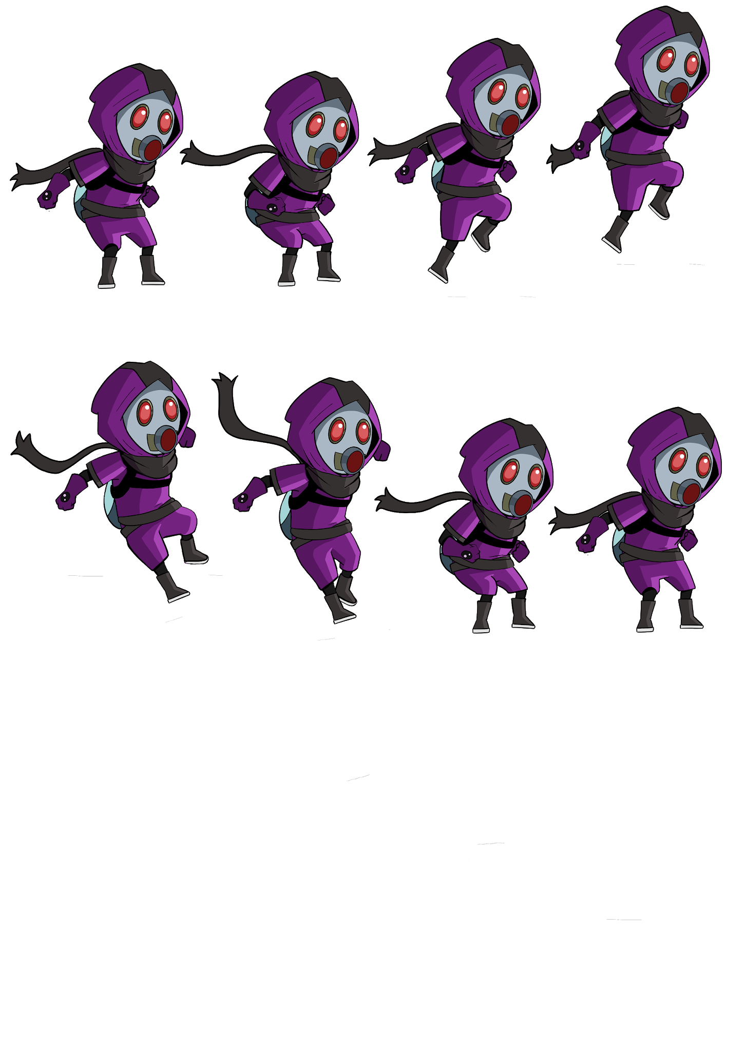 Y más sprites: Jump y Crouch (salto y agacharse)