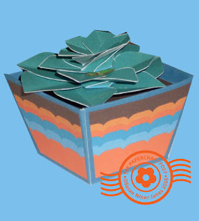 The Papercraft Post: Succulent Gift Box