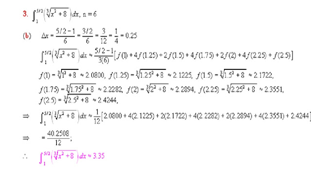 Teorema Fundamental Del Calculo: Regla de Simpson