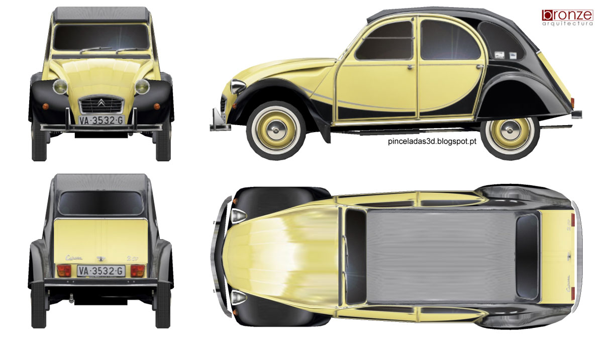 3D Strokes: Stroke 63 - Citroen 2CV