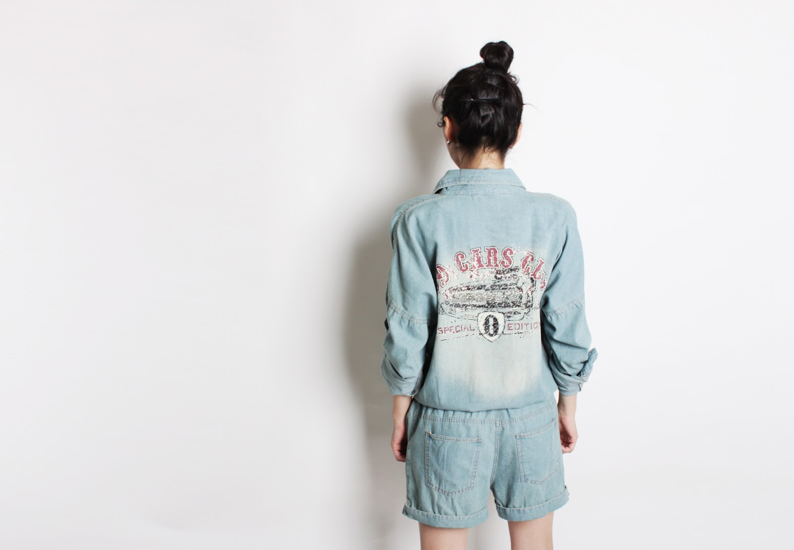 FASHION BLOG [ : ARTFIT editorial ]: Denim jumpsuit, High top open toe ...