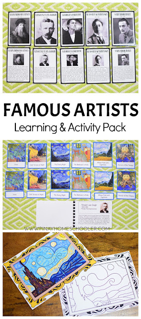 Famous Artists and their Artworks Bundle Set1 | The Pinay Homeschooler