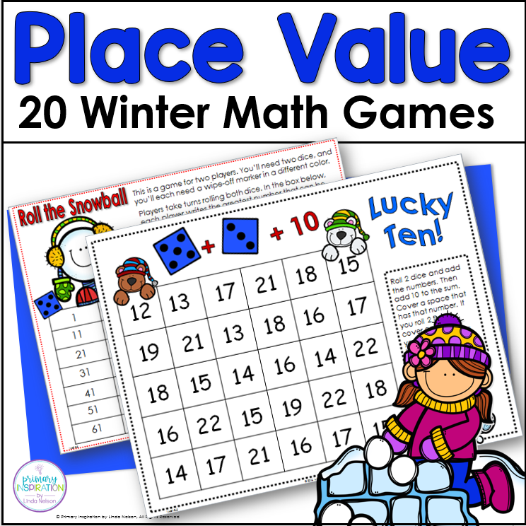 Primary Inspiration: Winter Fun with Place Value Games