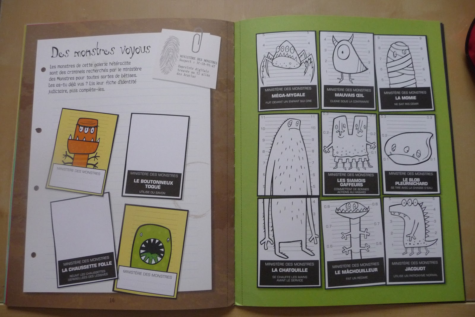 Raconte moi une histoire: Cahier de dessin : les monstres