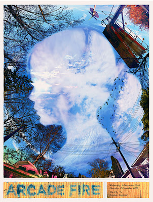 Flyer Goodness: Arcade Fire Posters by Burlesque of North America