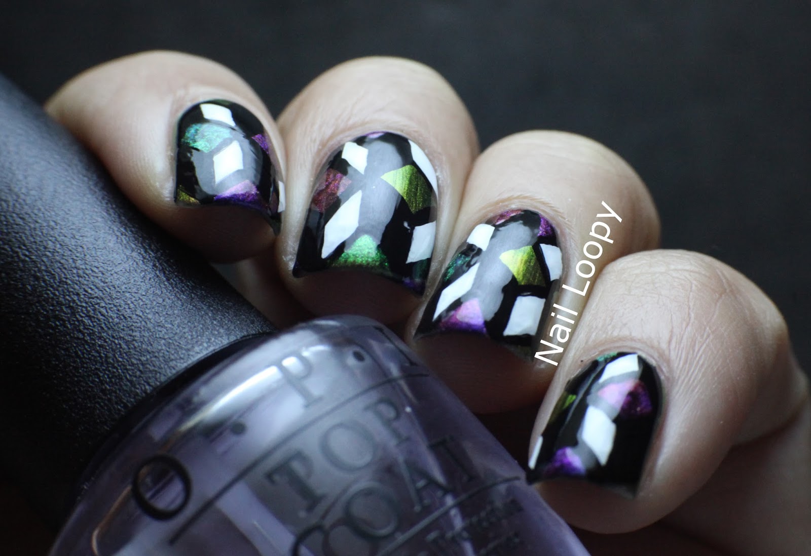 nail loopy: ILNP MULTICHROME 3D CUBE NAIL ART
